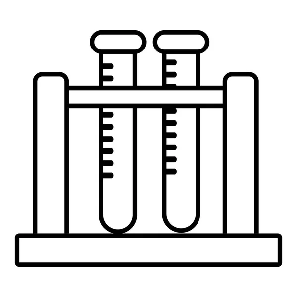 Medical tube tests in base laboratory line style icon Stock Vector ...