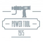 Power tool logo — Stock Vector © magagraphics #11502211
