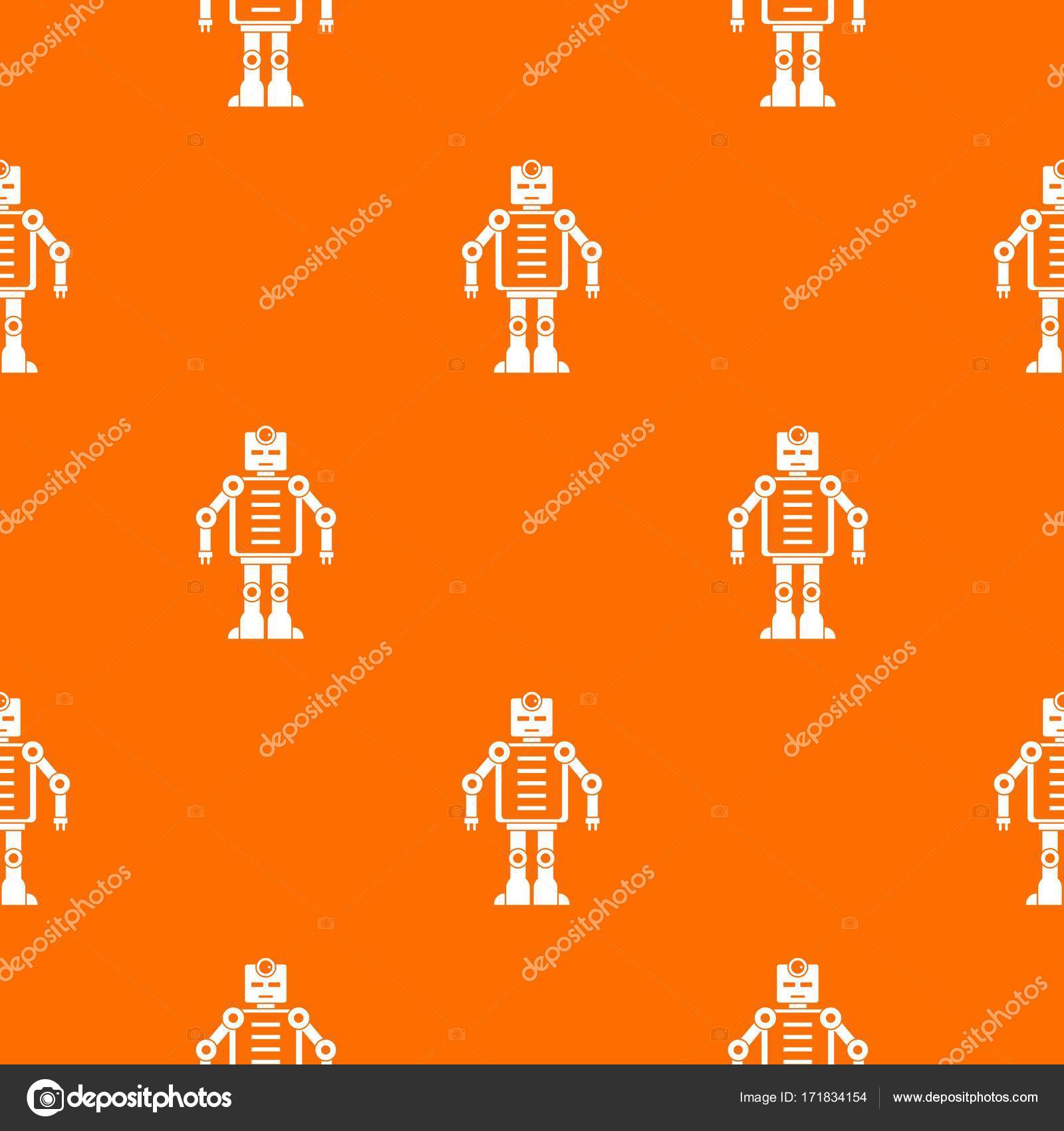 Artificial intelligence robot pattern seamless — Stock Vector ...