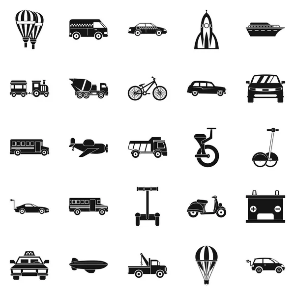 Basic - Transportation icons — Stock Vector © franciscabrel #25693373
