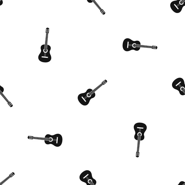 Electric guitar pattern seamless black Stock Vector Image by ...
