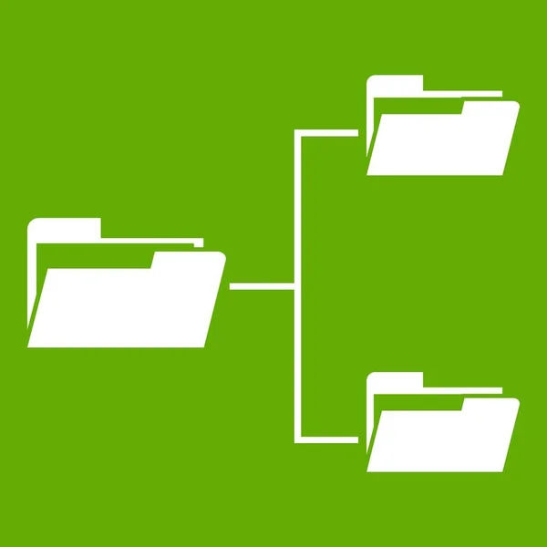 Folders structure icon in flat style Stock Vector Image by ©ylivdesign ...