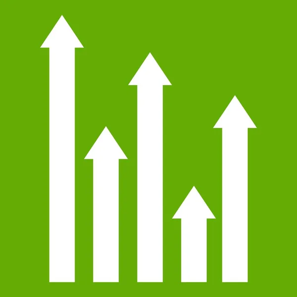 Green growth arrow chart icon, cartoon style Stock Vector by ... Green growth arrow chart icon, cartoon style Stock Vector by ...