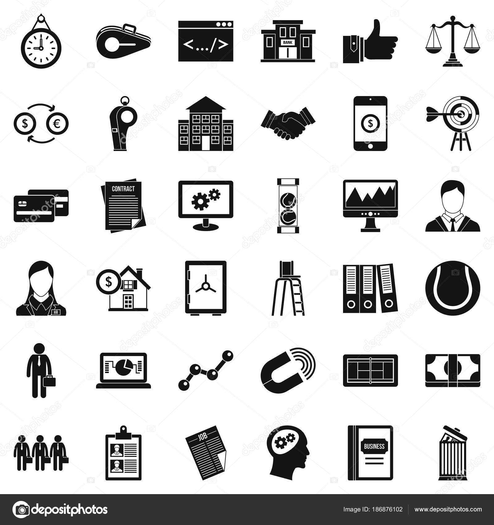 Partner connection icons set, simple style Stock Vector by ©ylivdesign ...