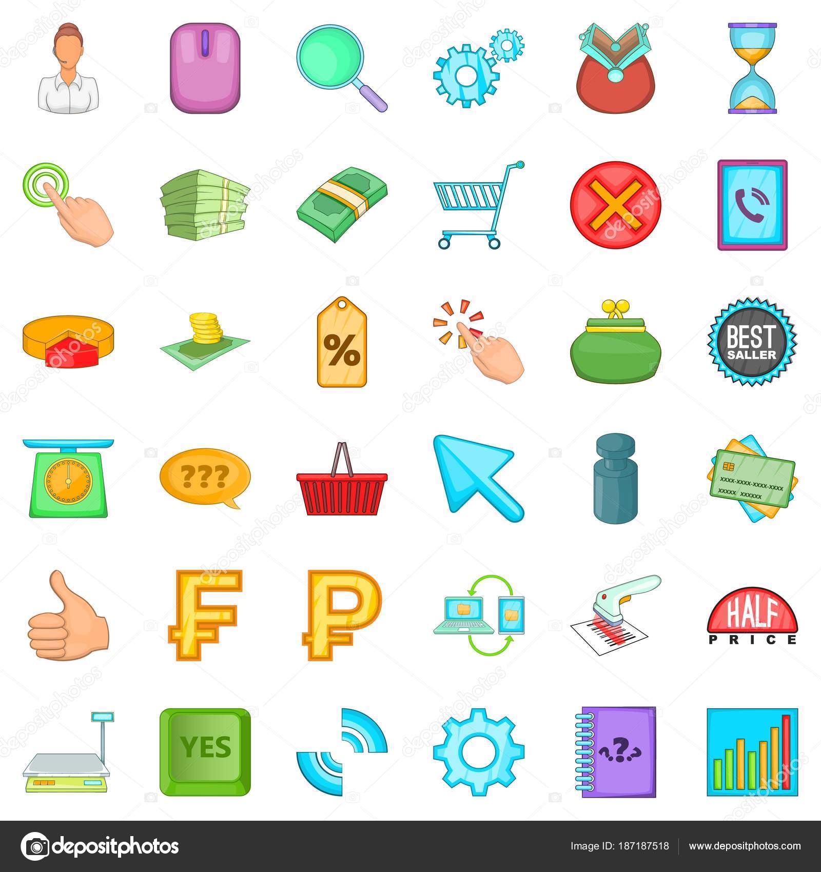 Big moolah icons set, cartoon style Stock Vector Image by ©ylivdesign ...