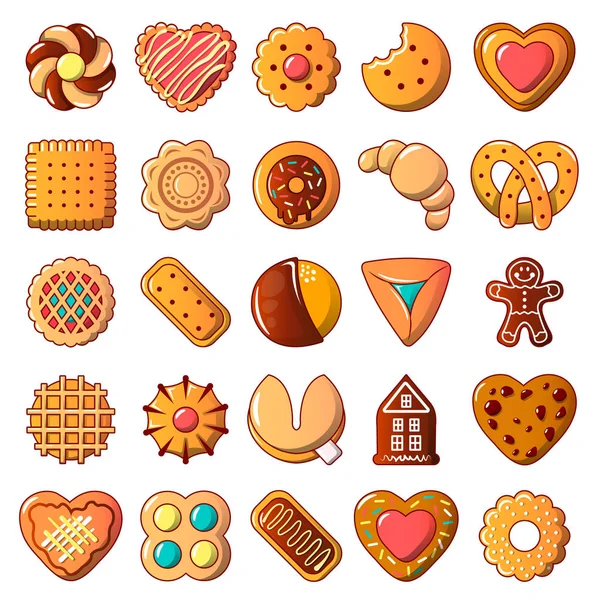 Sweets candy cakes icons set, cartoon style Stock Vector by ©ylivdesign 151698432