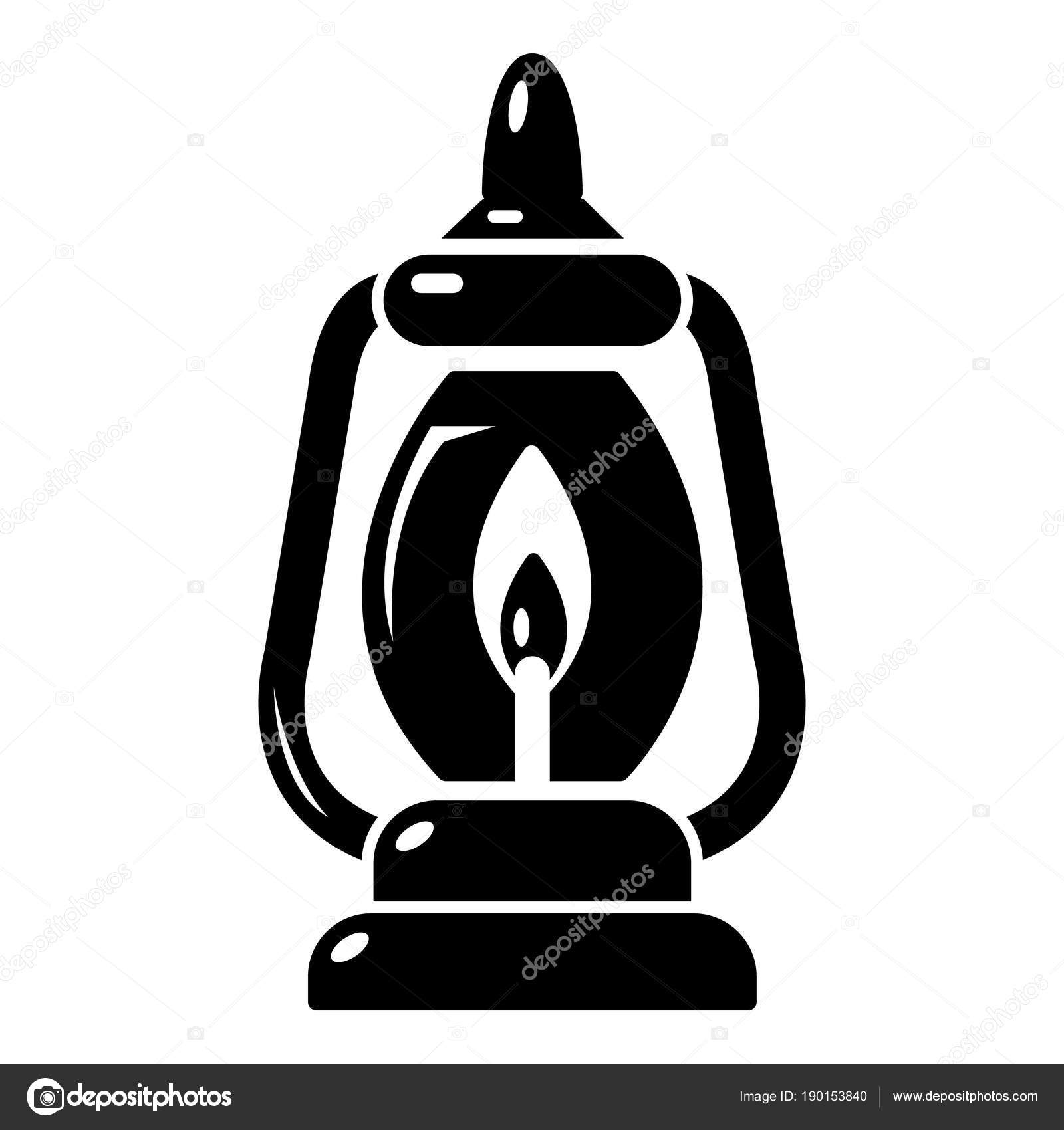 Mining lamp icon , simple style — Stock Vector © ylivdesign #190153840