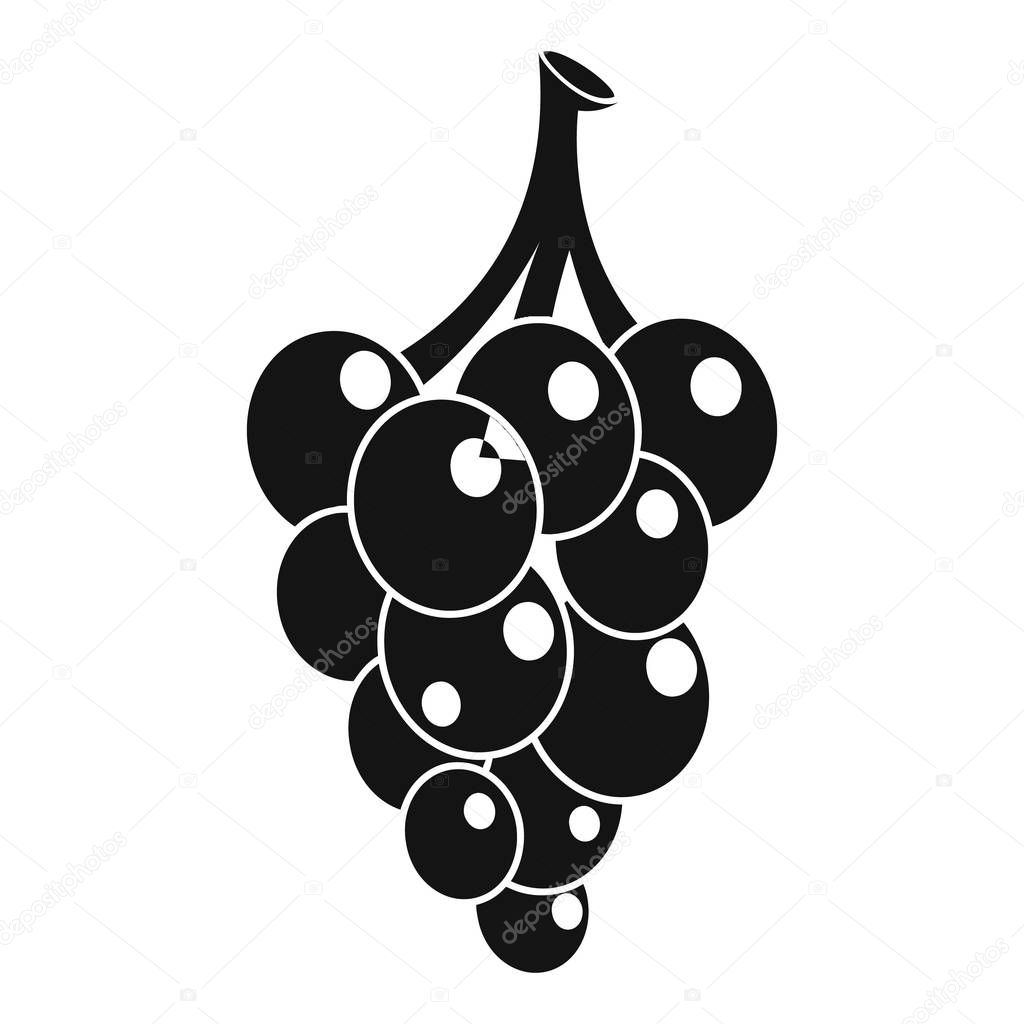 Grape icon, simple style — Stock Vector © ylivdesign #191058976