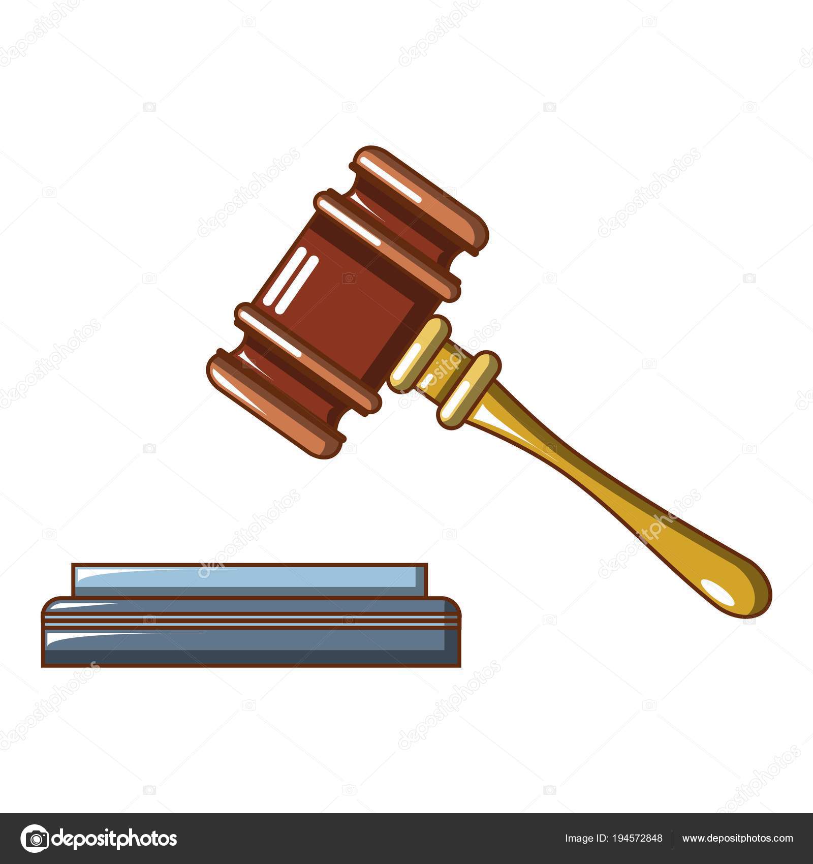 Rechter Hamer Cartoon