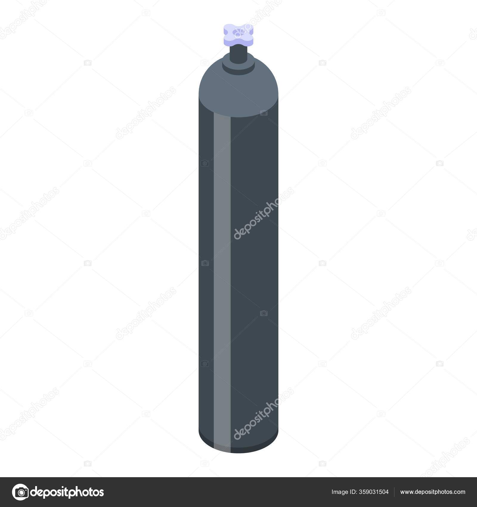 Gas cylinder storage icon, isometric style Stock Vector Image by ...