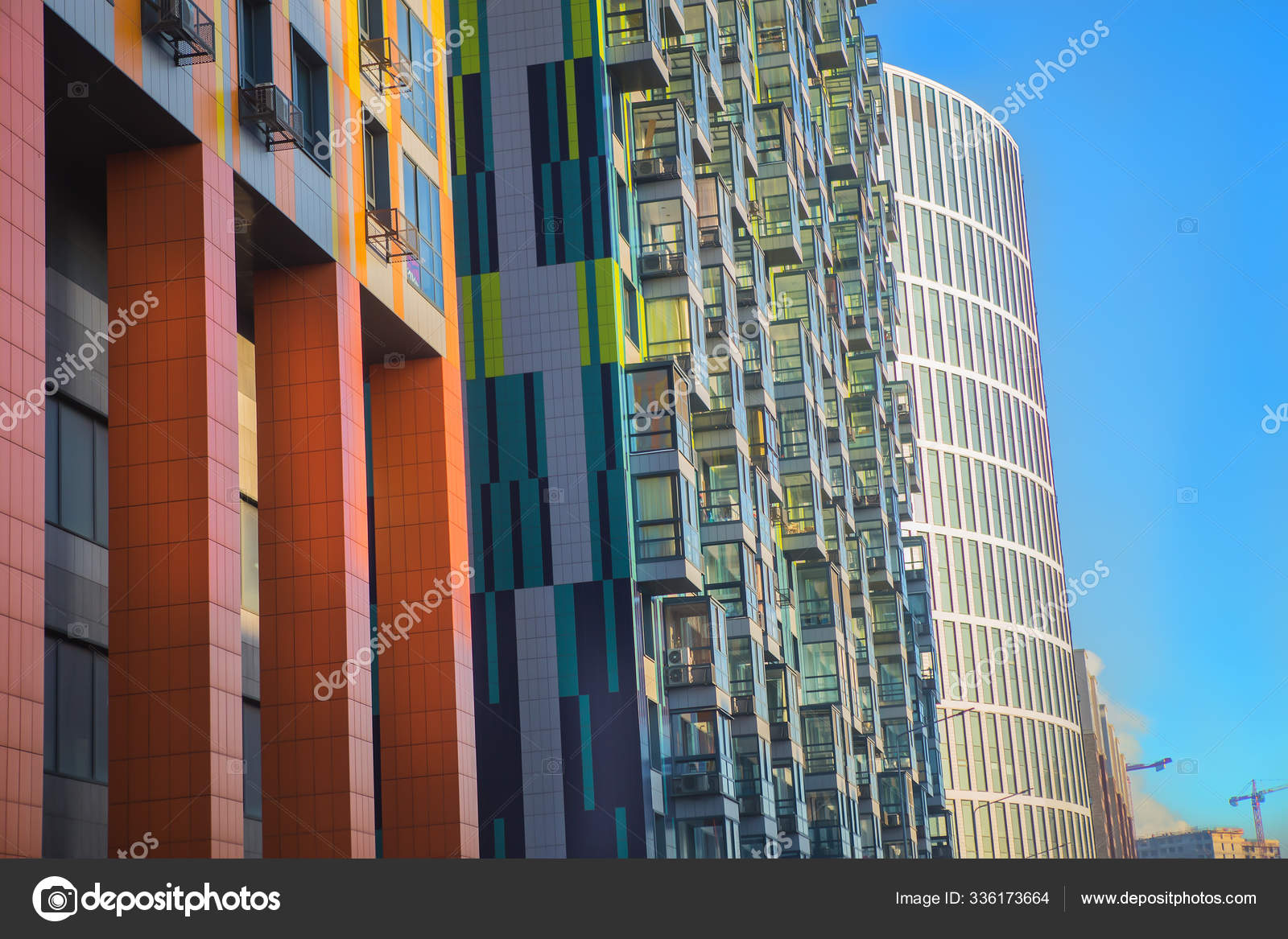 Modern buildings of different shapes ⬇ Stock Photo, Image by © Apriori ...
