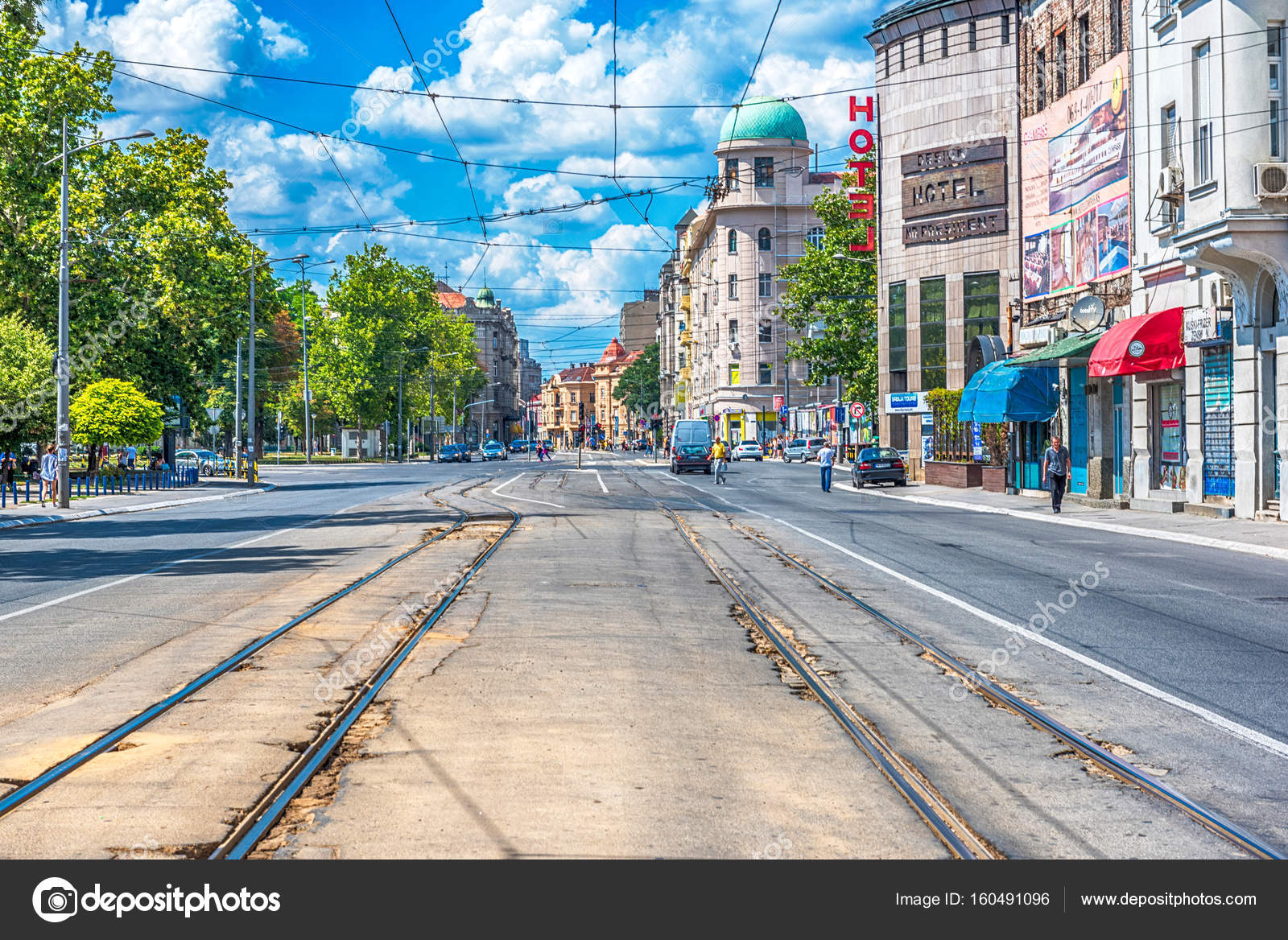 Belgrade city streets – Stock Editorial Photo © uroszunic #160491096