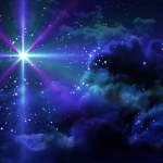 Blue Starry Night Stock Photo by ©realcg 9322470