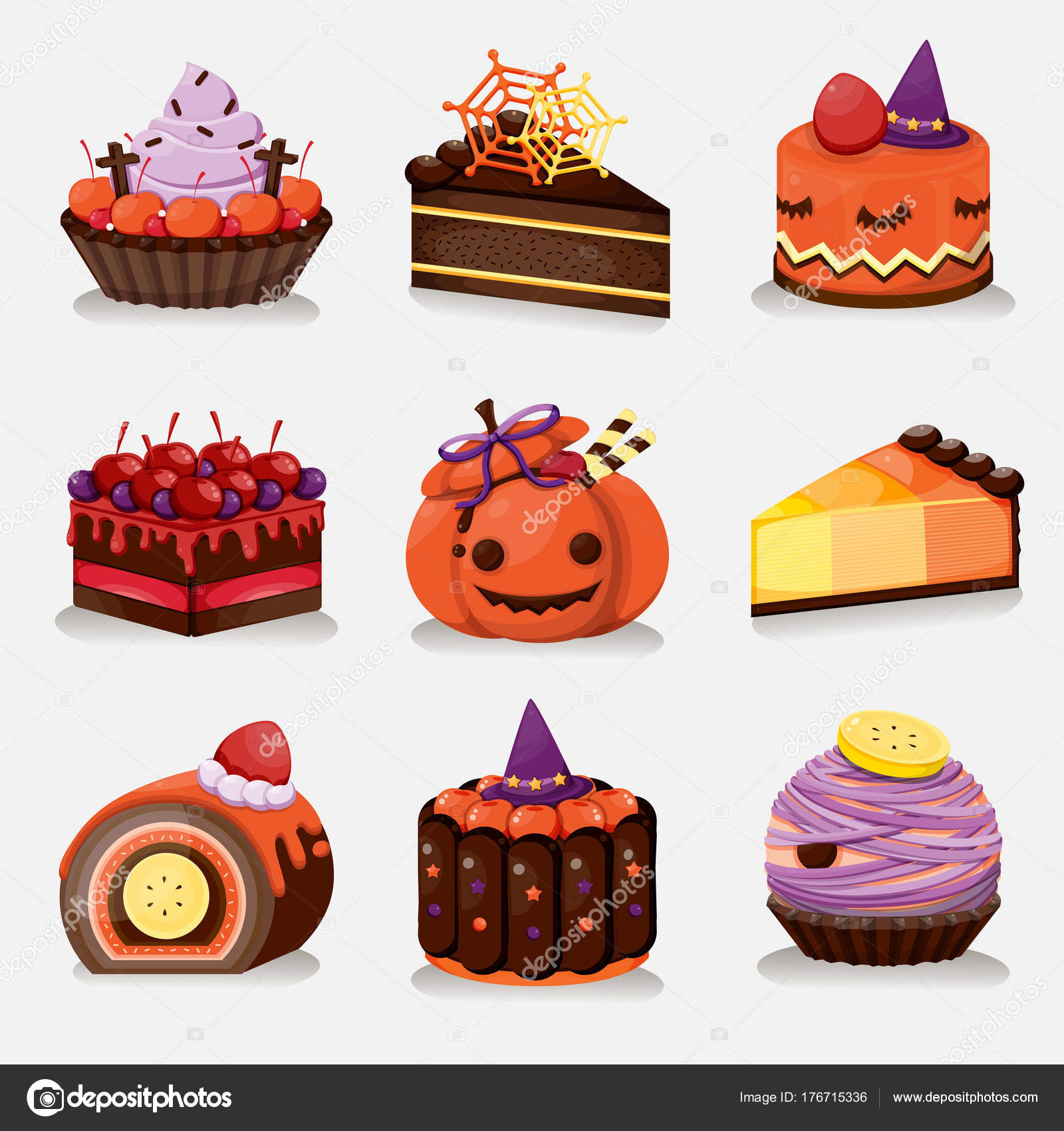 Halloween Cake Clipart