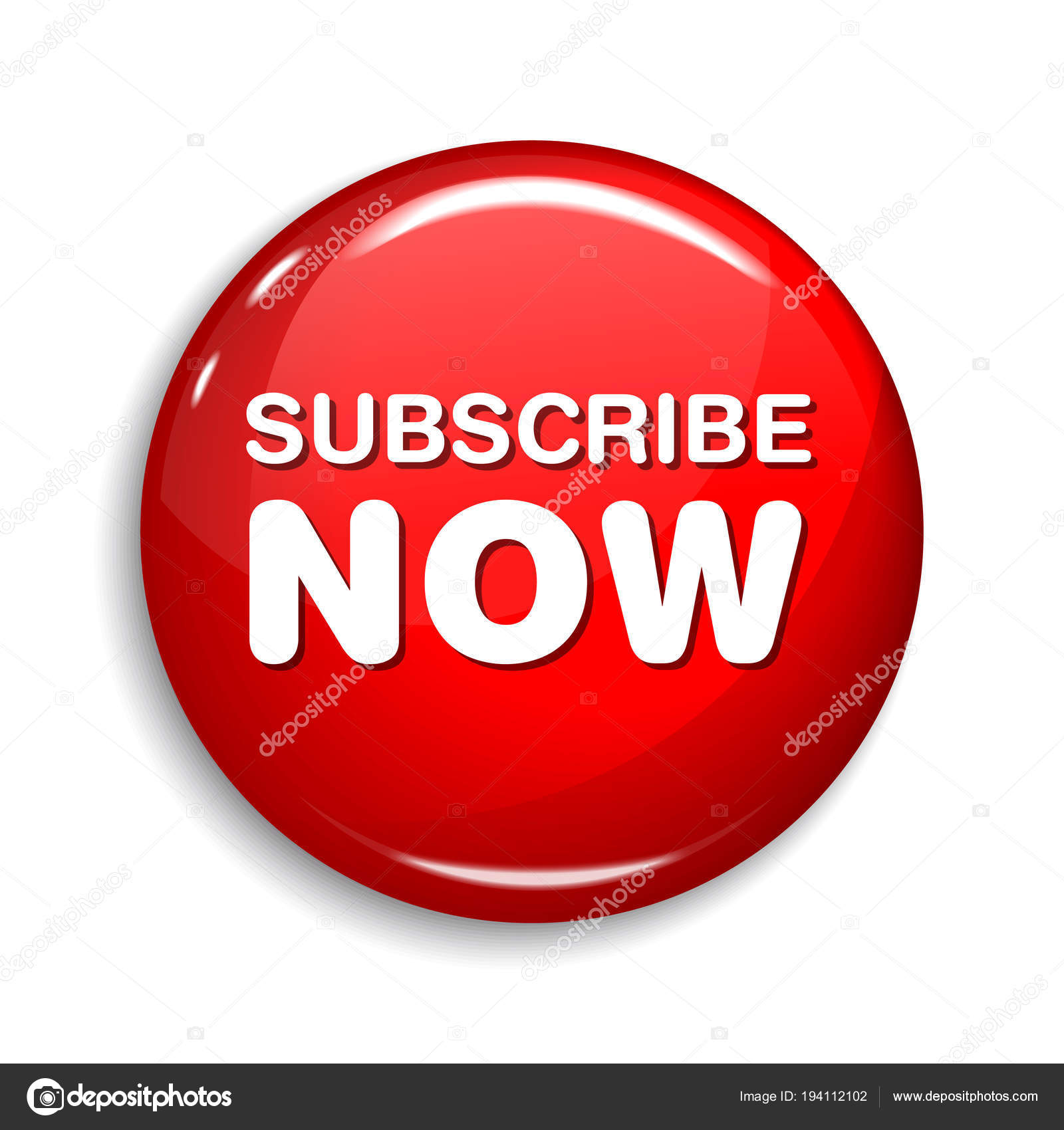 Subscribe Now Round Vector Web Element Circular Button Icon Desi Stock ...