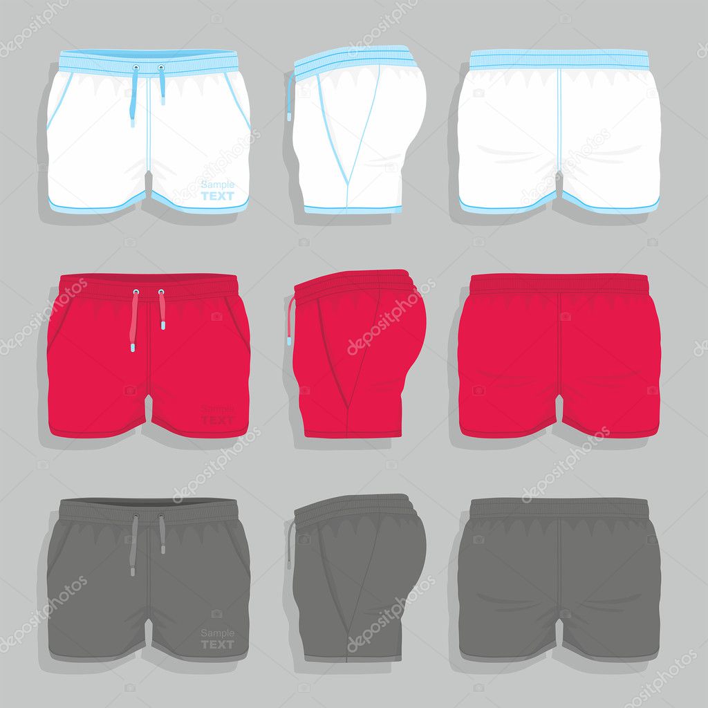 Men sport shorts Stock Vector Image by ©Volykievgenii #126527436
