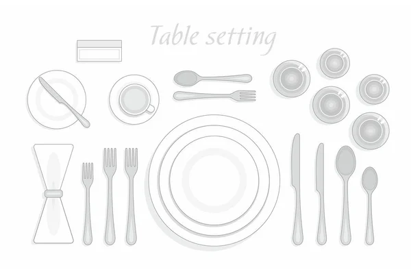 Infographic setting table Vector Art Stock Images | Depositphotos