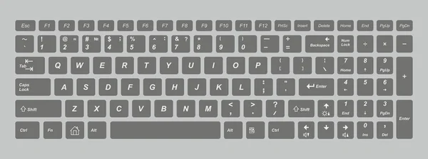 Latin alphabet keyboard layout set - Isolated Vector Illustration Stock ...