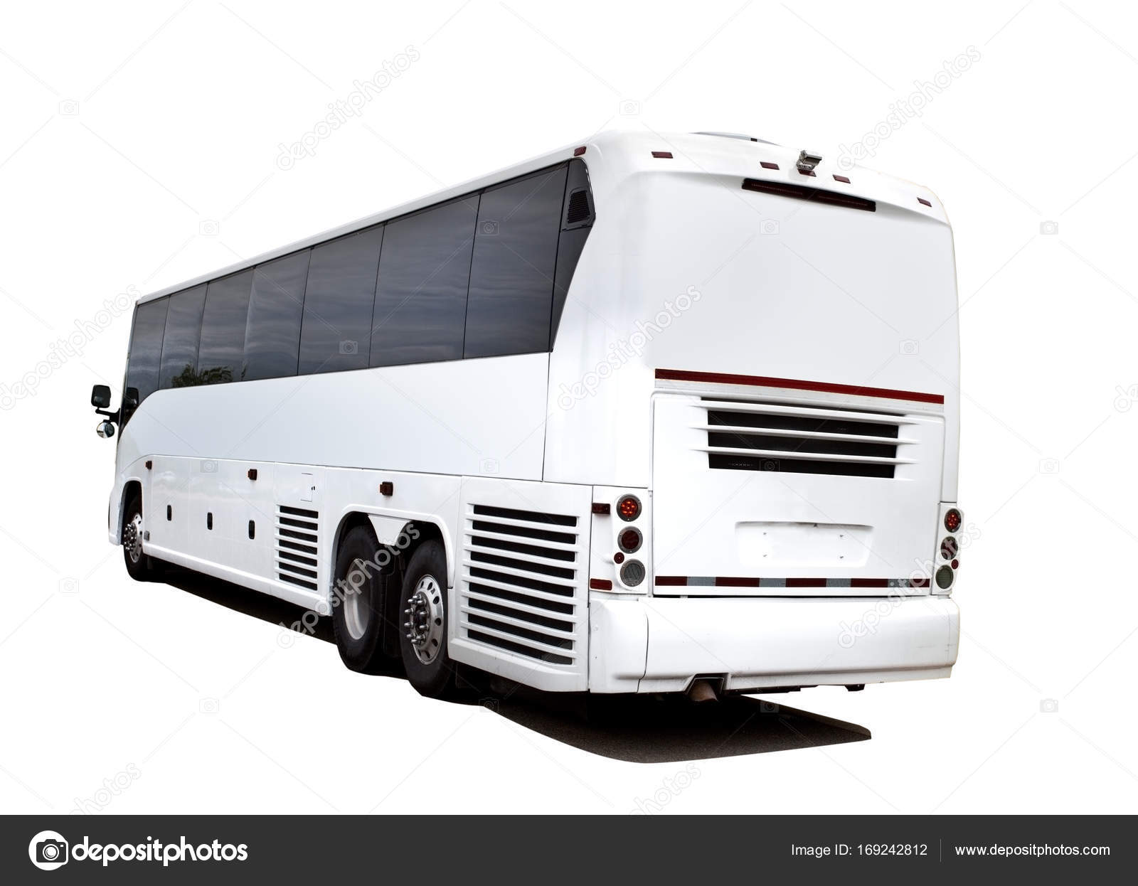 Rear View Tour Bus Stock Photo by ©ErrantPixels 169242812