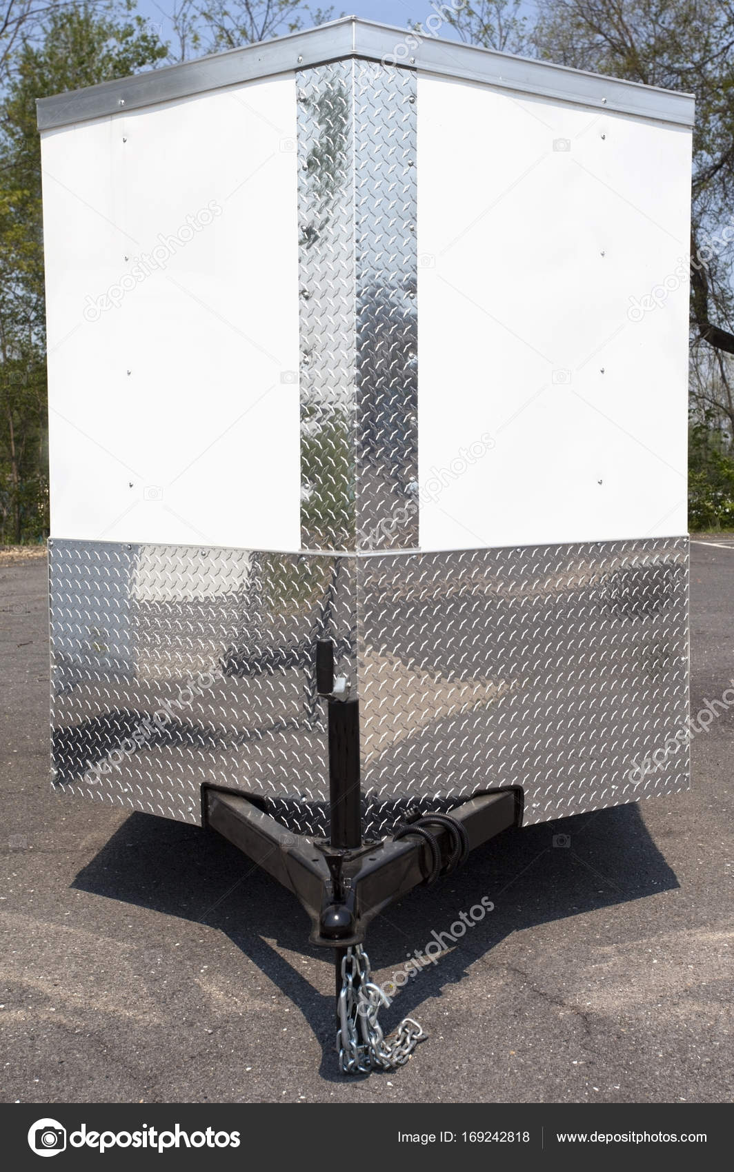 Front View of Cargo Trailer — Stock Photo © ErrantPixels #169242818