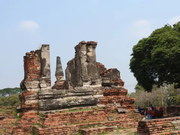 Ayutthaya Antigua Capital Del Reino Siam — Foto de stock #187200002 ...