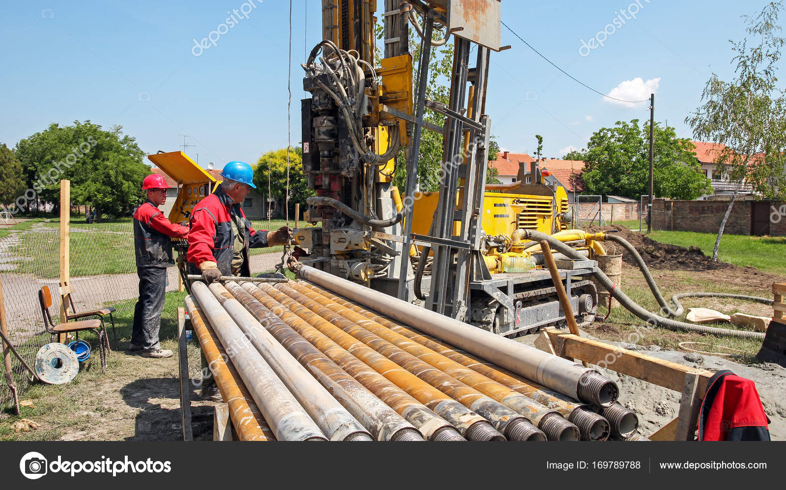 Drilling Geothermal Well Stock Photo by ©robert_g 169789788