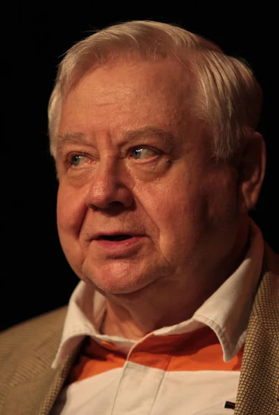 Russian Actor Oleg Tabakov and Anton Tabakov With wife – Stock ...