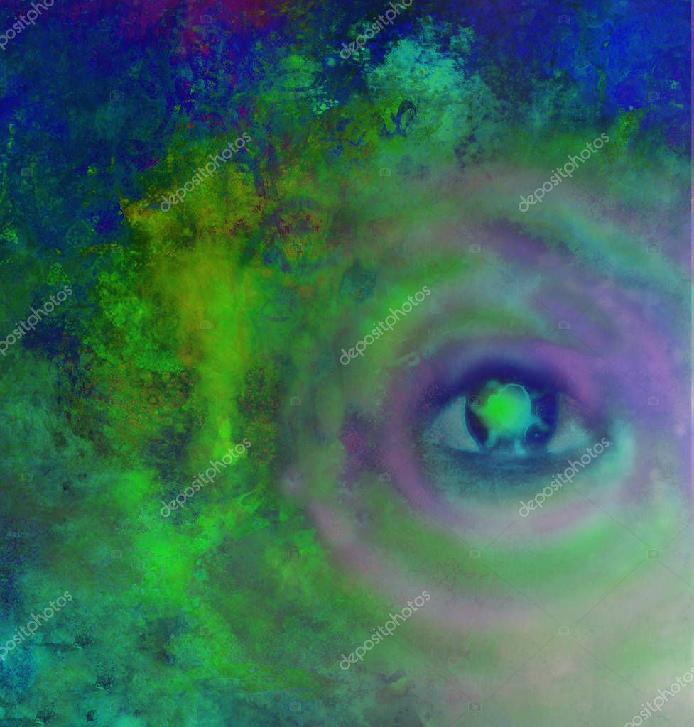 ilustración de un tercer signo místico del ojo 2022