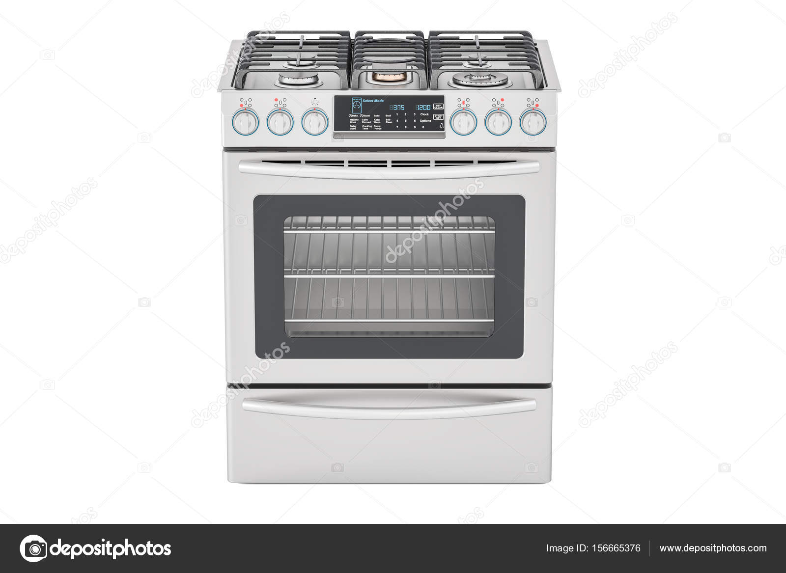 Gas Stove Front View