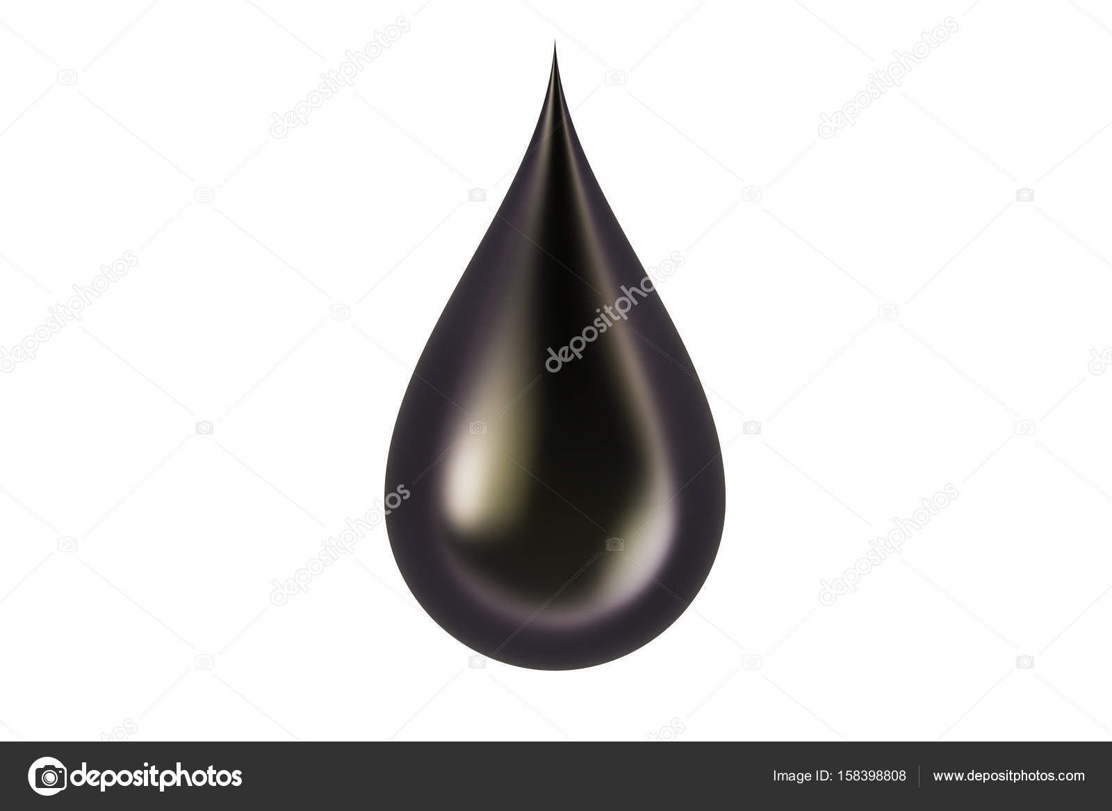Black oil drop, 3D rendering Stock Photo by ©alexlmx 158398808