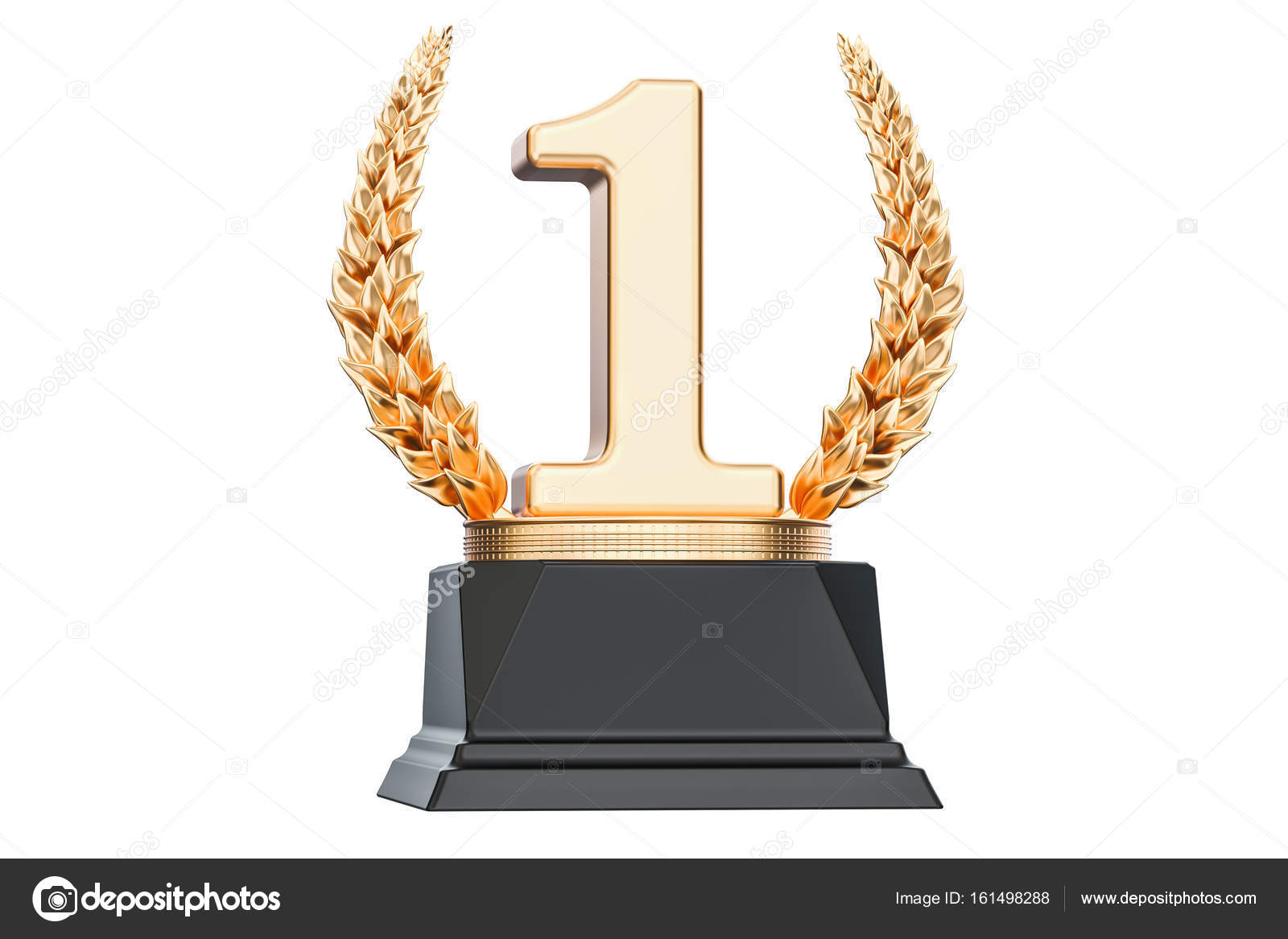 First place trophy cup, 3D rendering ⬇ Stock Photo, Image by © alexlmx ...
