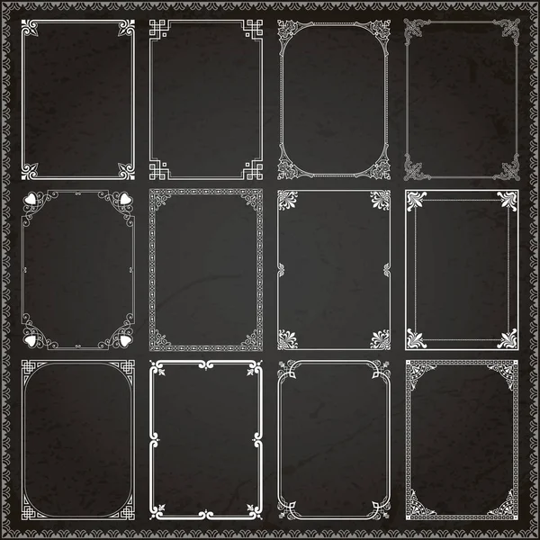 Decorative frames and borders rectangle 2x1 proportions set 1 Stock ...
