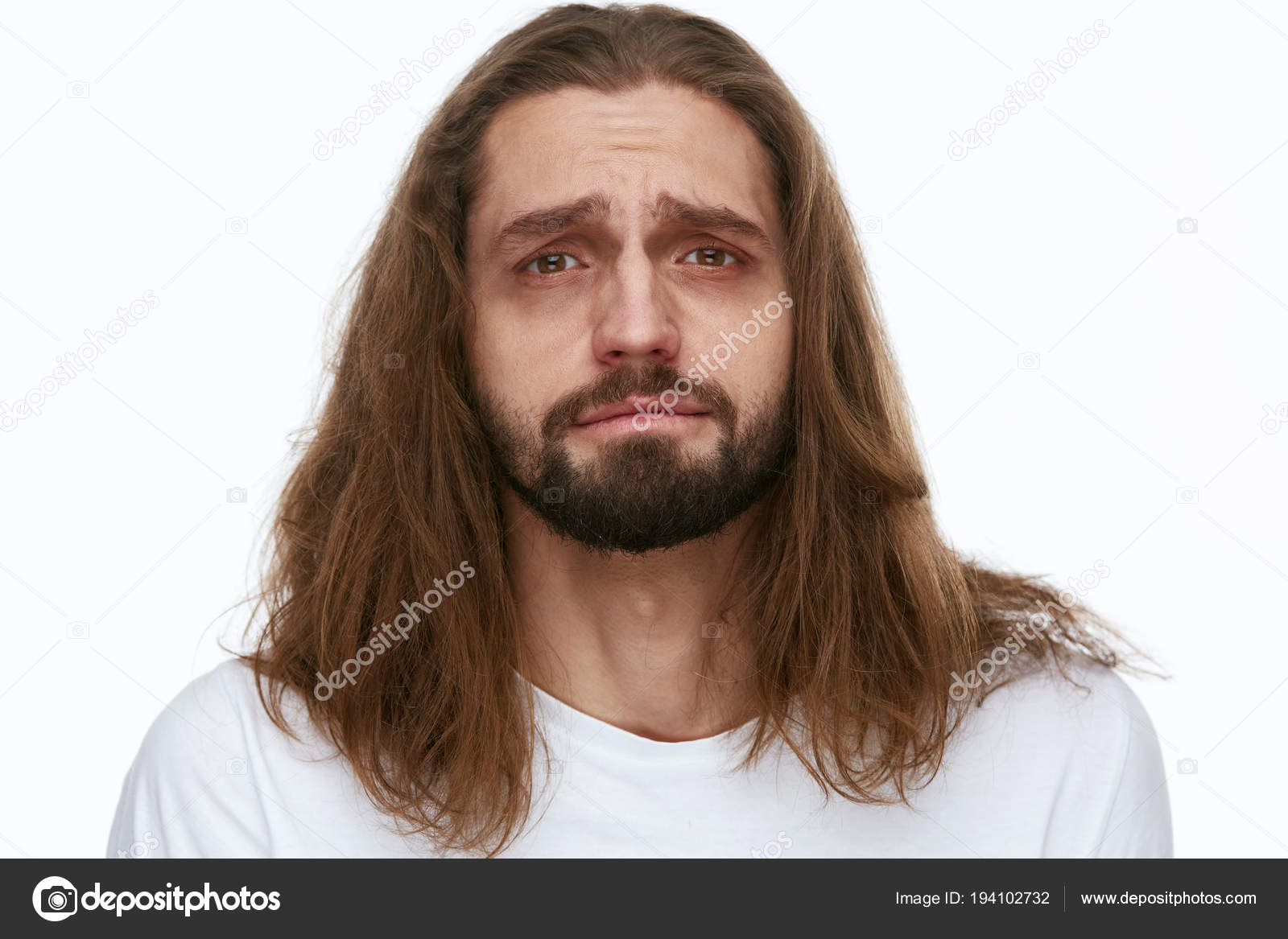 Tired Faces Of People