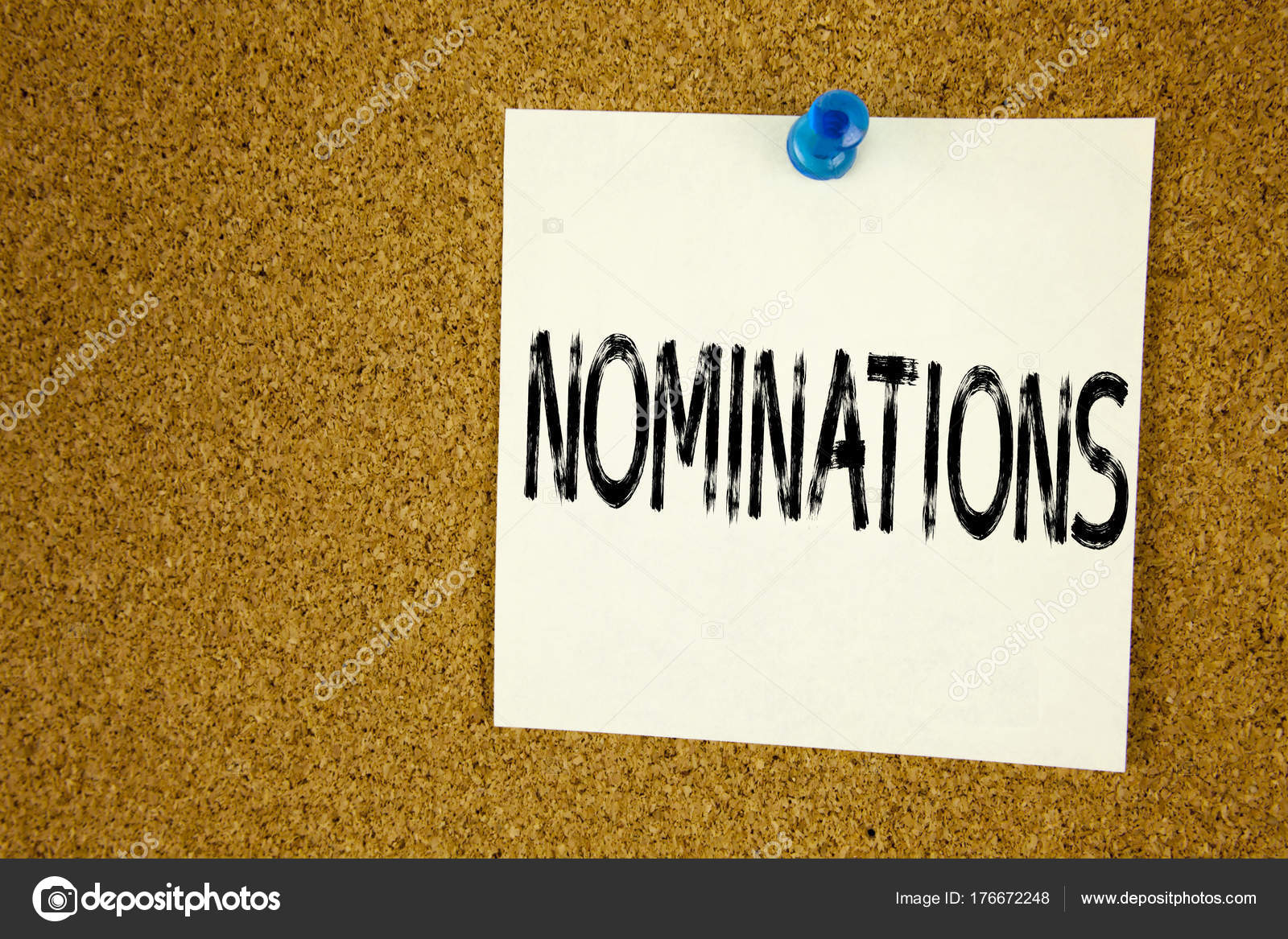 Conceptual hand writing text caption inspiration showing Nominations ... Conceptual hand writing text caption inspiration showing Nominations ...