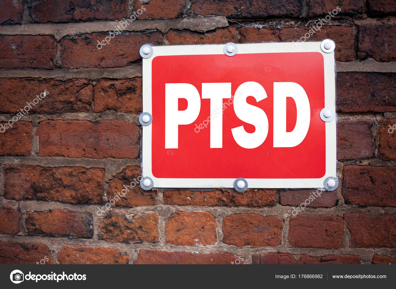 Hand writing text caption inspiration showing PTSD Post-Traumatic ...