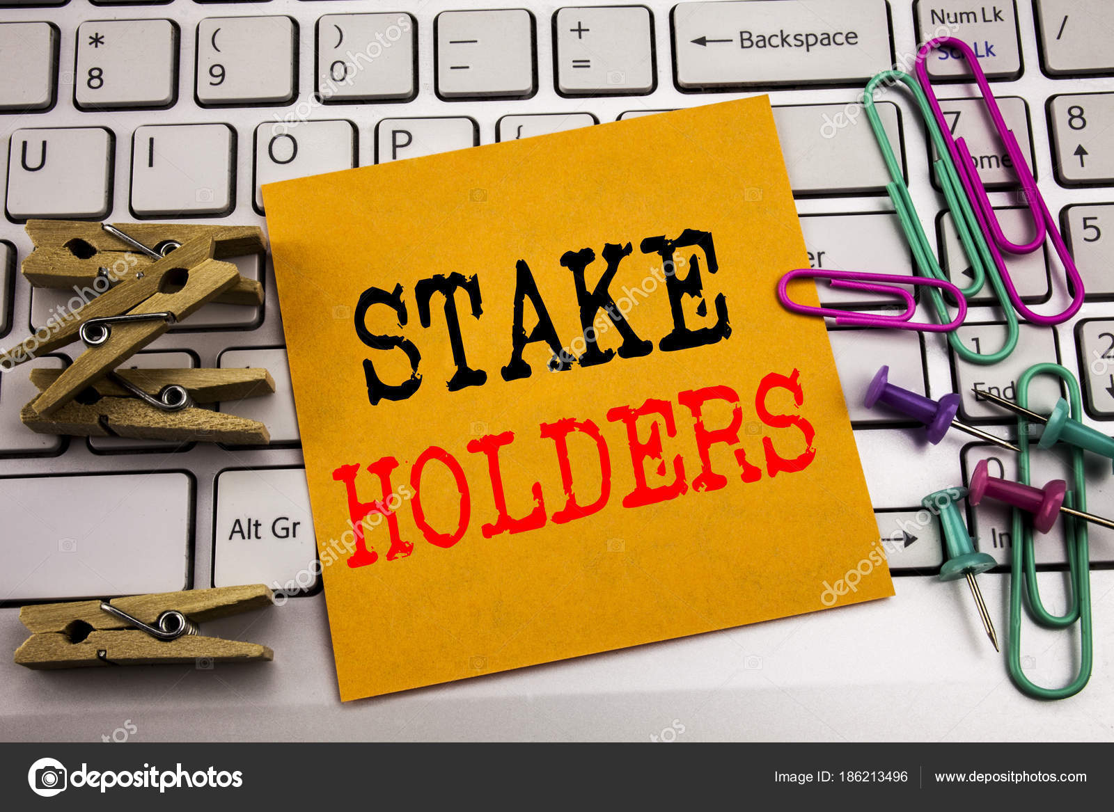 Writing text showing Stake Holders. Business concept for Stakeholder ...