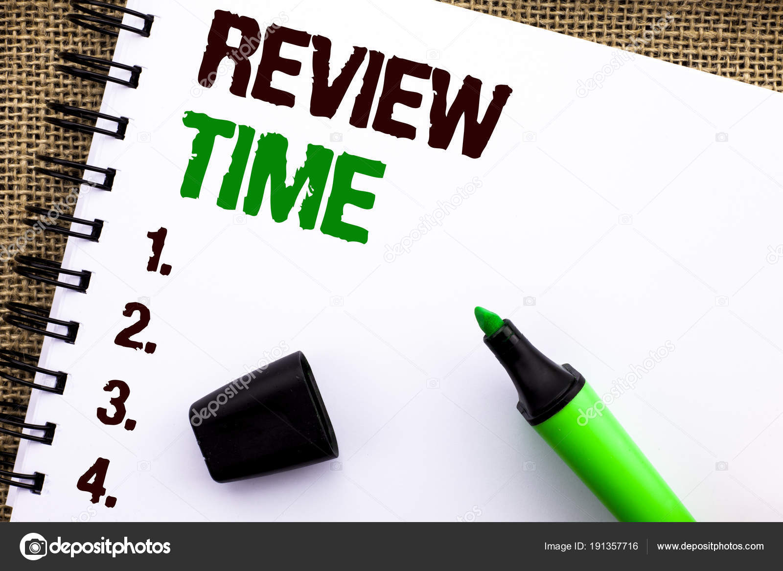 Text sign showing Review Time. Conceptual photo Evaluating Survey ...