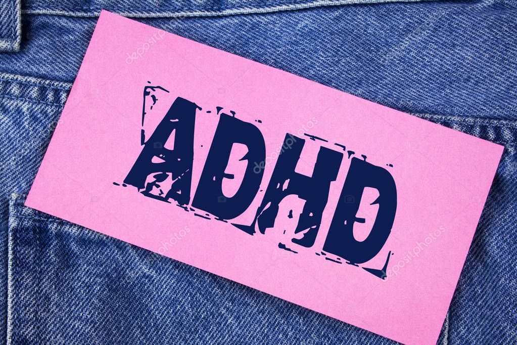 Handwriting text Adhd. Concept meaning Learning made easier for ... Handwriting text Adhd. Concept meaning Learning made easier for ...