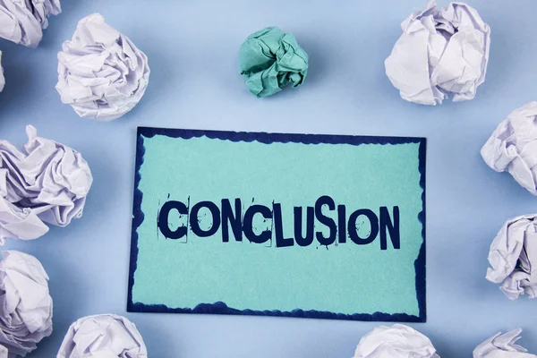 Conclusion Stock Photos, Royalty Free Conclusion Images | Depositphotos