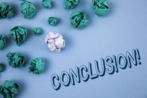 Conclusion Stock Photos, Royalty Free Conclusion Images | Depositphotos