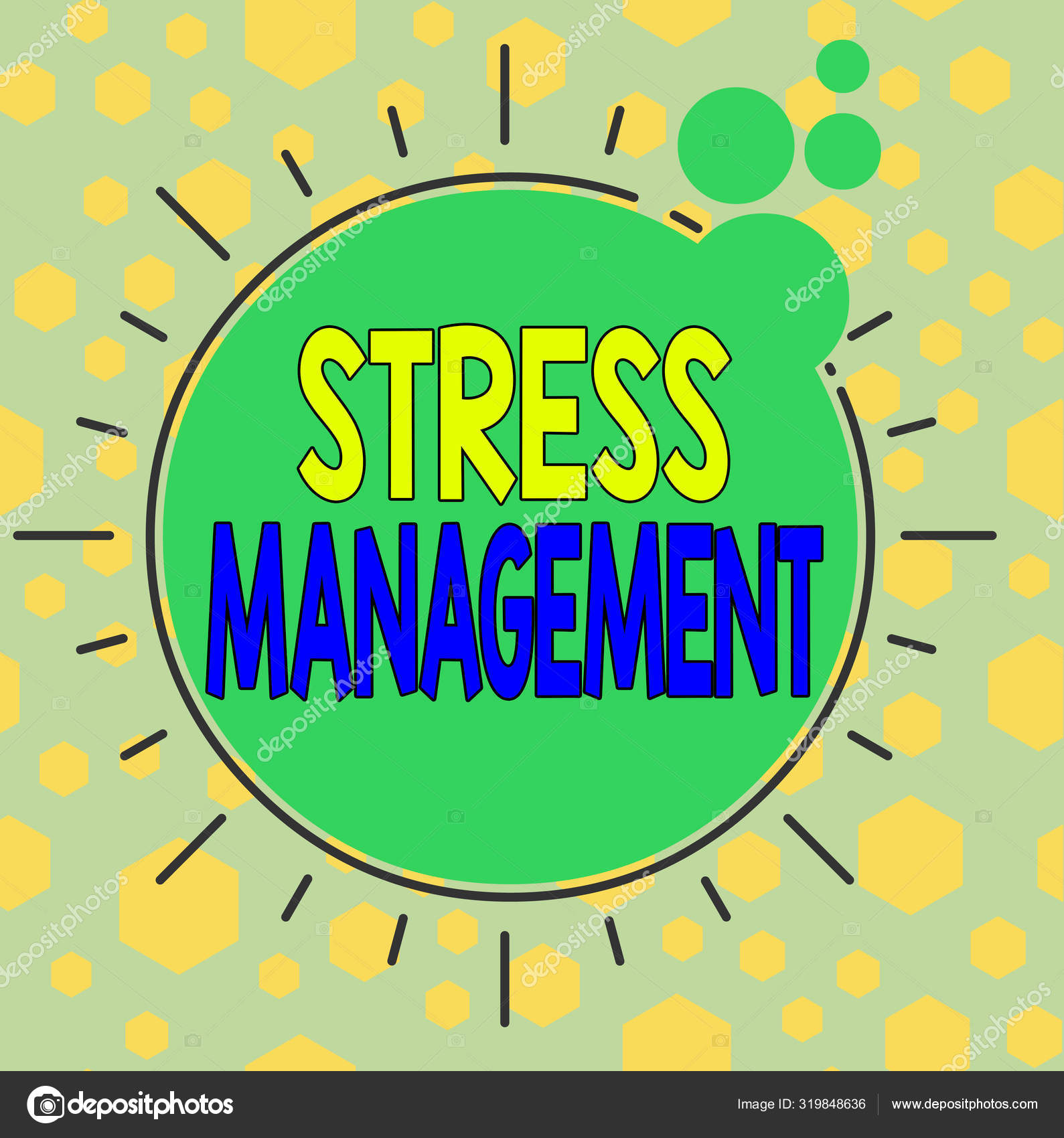 Handwriting text writing Stress Management. Concept meaning method of ...