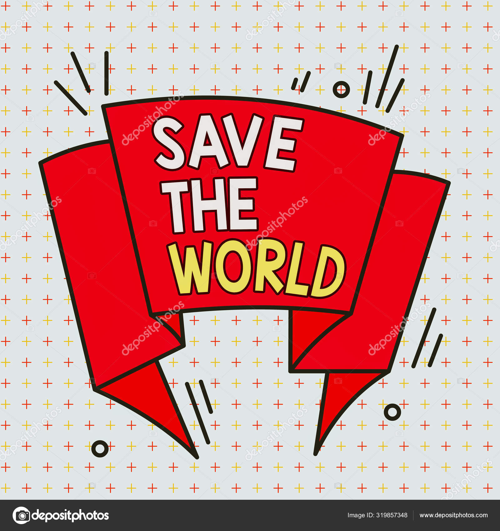 Handwriting text Save The World. Concept meaning Protect the ...