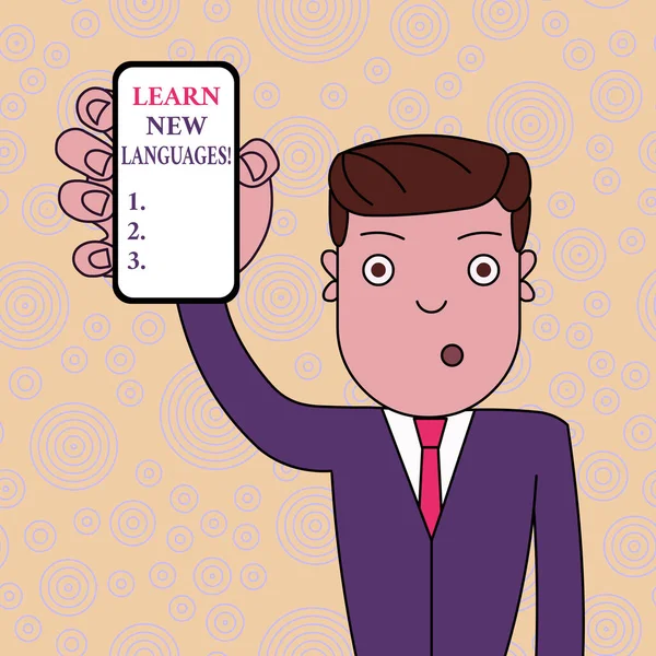 Word writing text Learn New Languages. Business concept for developing ...