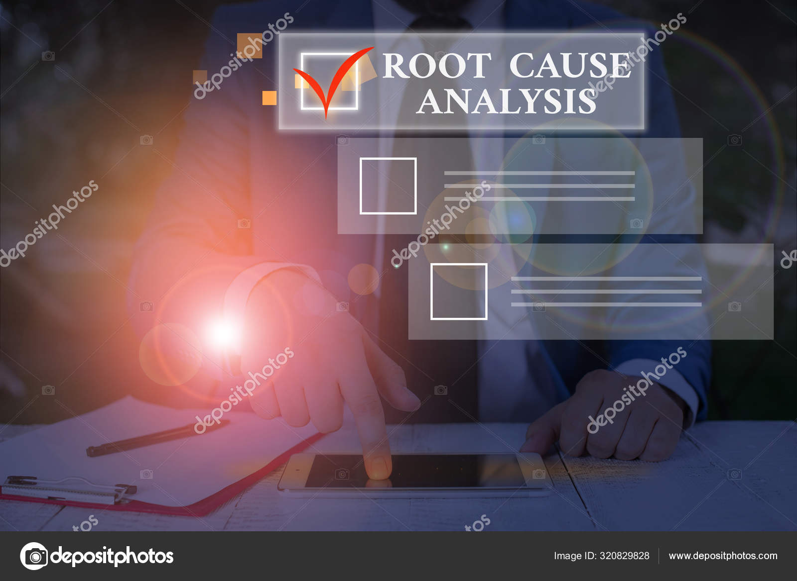 Conceptual hand writing showing Root Cause Analysis. Business photo text Method of Problem ...