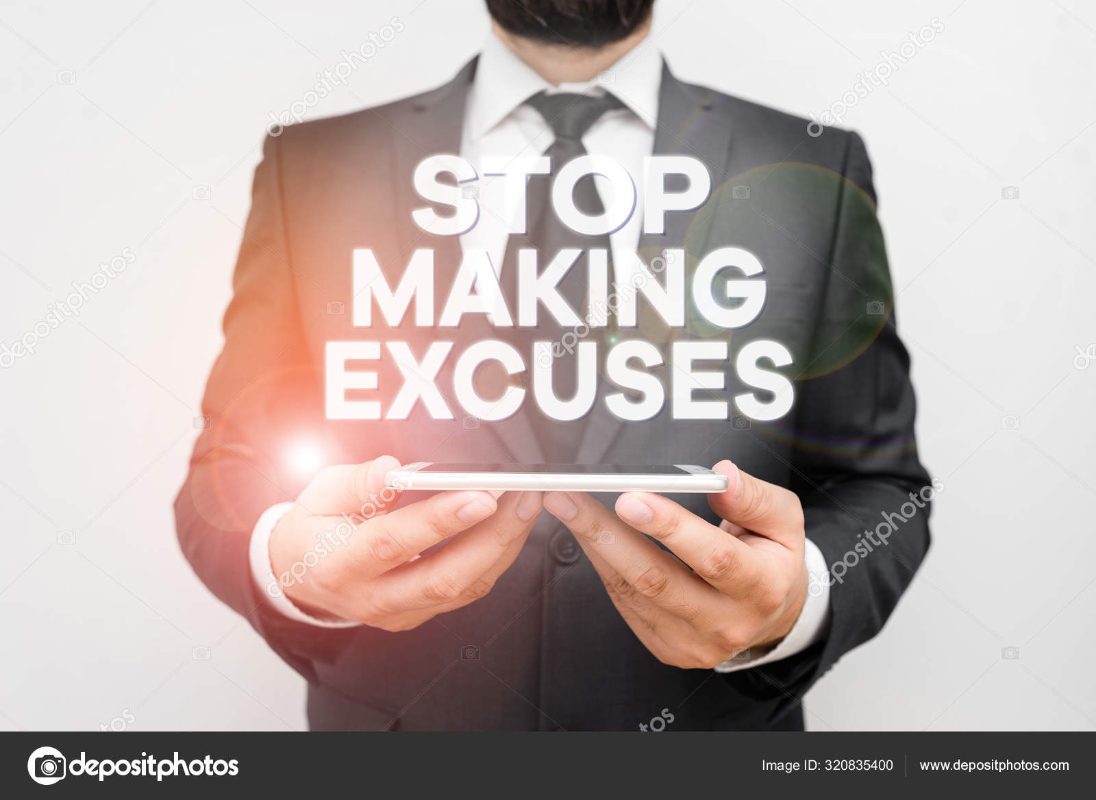 Person Making Excuses