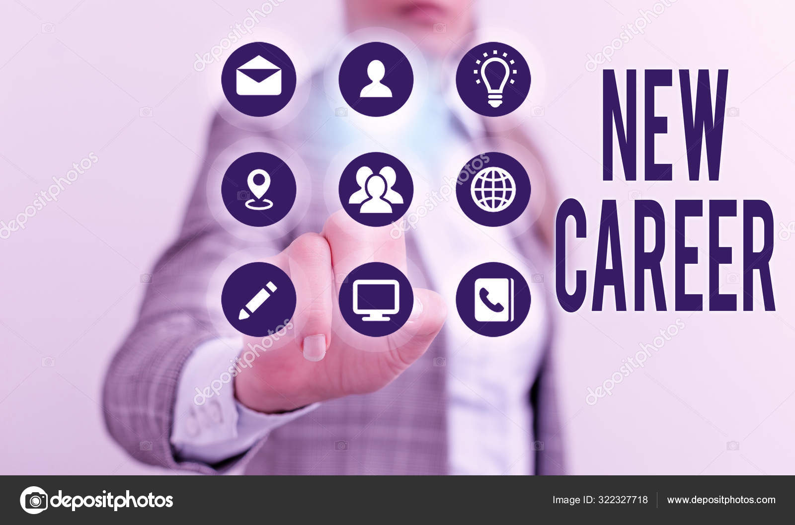 Writing note showing New Career. Business photo showcasing a change to ...