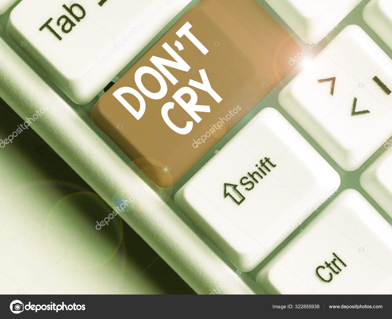 Text sign showing Don T Cry. Conceptual photo Shed tears typically as ... Text sign showing Don T Cry. Conceptual photo Shed tears typically as ...
