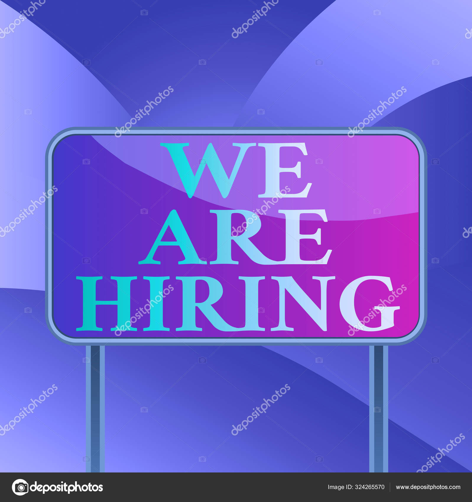 Handwriting text writing We Are Hiring. Concept meaning Workforce ...