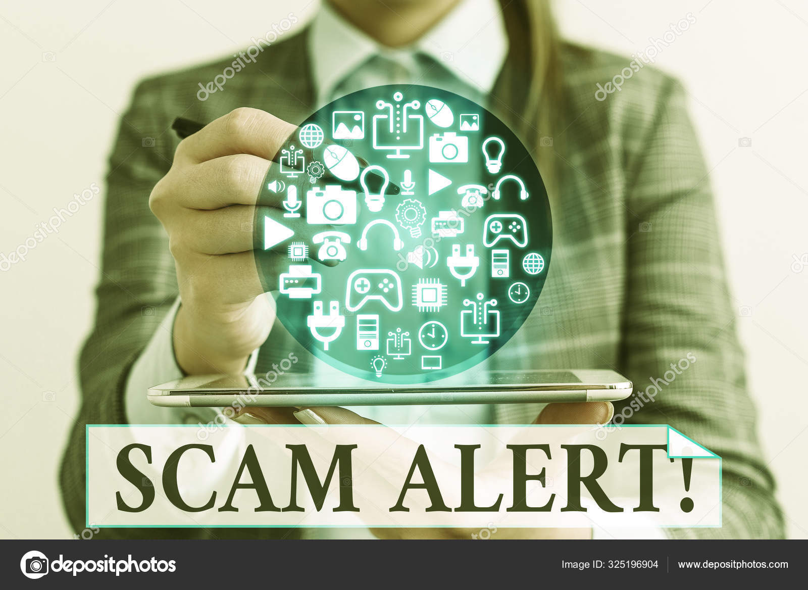 Word writing text Scam Alert. Business concept for fraudulently obtain ...