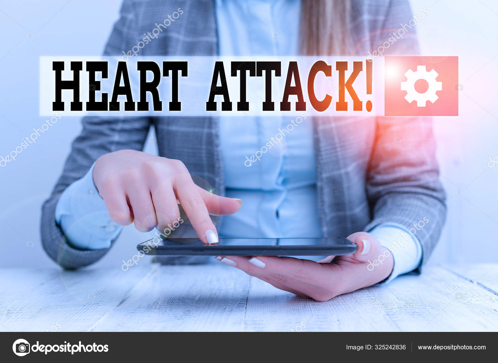 Handwriting text Heart Attack. Concept meaning sudden occurrence of ...
